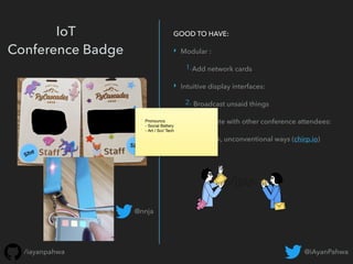 IoT with circuitpython | CloudBadge | PPT