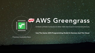 AWS IoT Workshop Keynote | PPT