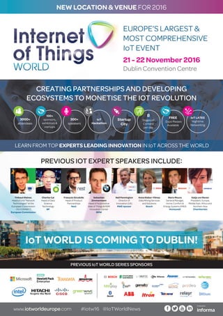 Internet of Things World | 21-22 November | Dublin | PDF