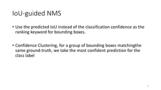 Acquisition of Localization Confidence for Accurate Object Detection | PPT