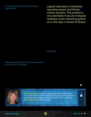 Migration to Oracle 12c Made Easy Using Replication Technology | PDF