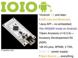 GDG-CJ; Andorid and Arduino: Amarino | PPT