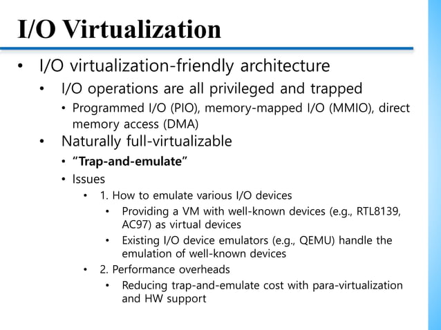 Io virtulizaton | PPTX