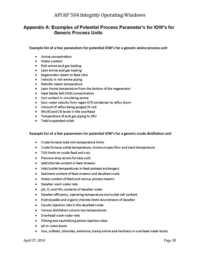 Integrated Operating Window - A Gateway to PM | PDF
