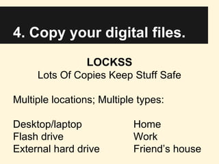 DIY Digitization & Preservation | PPT