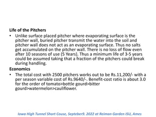 Pitcher Irrigation - An ancient method of micro irrigation to overcome ...