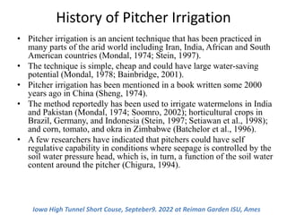 Pitcher Irrigation - An ancient method of micro irrigation to overcome ...