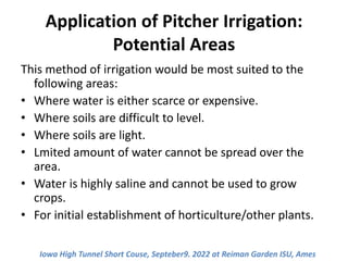 Pitcher Irrigation - An ancient method of micro irrigation to overcome ...