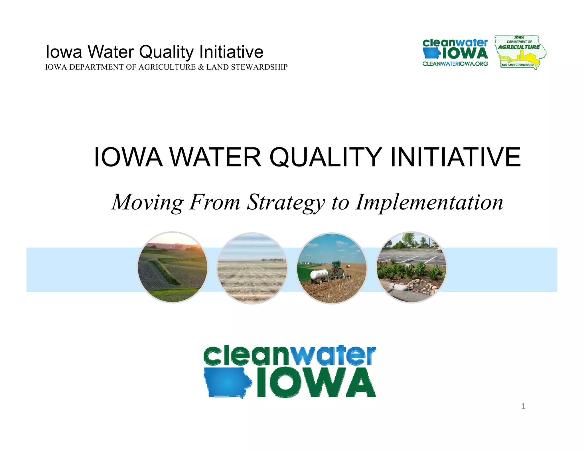 Iowa water quality initiative | PDF