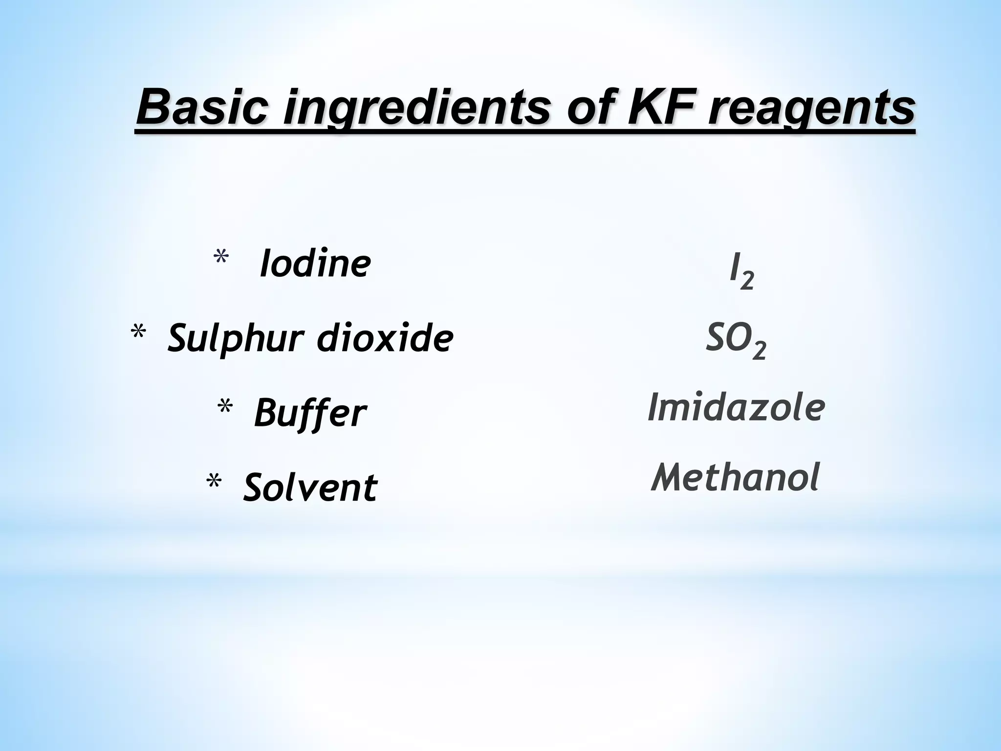 Karl fischer titration | PPTX