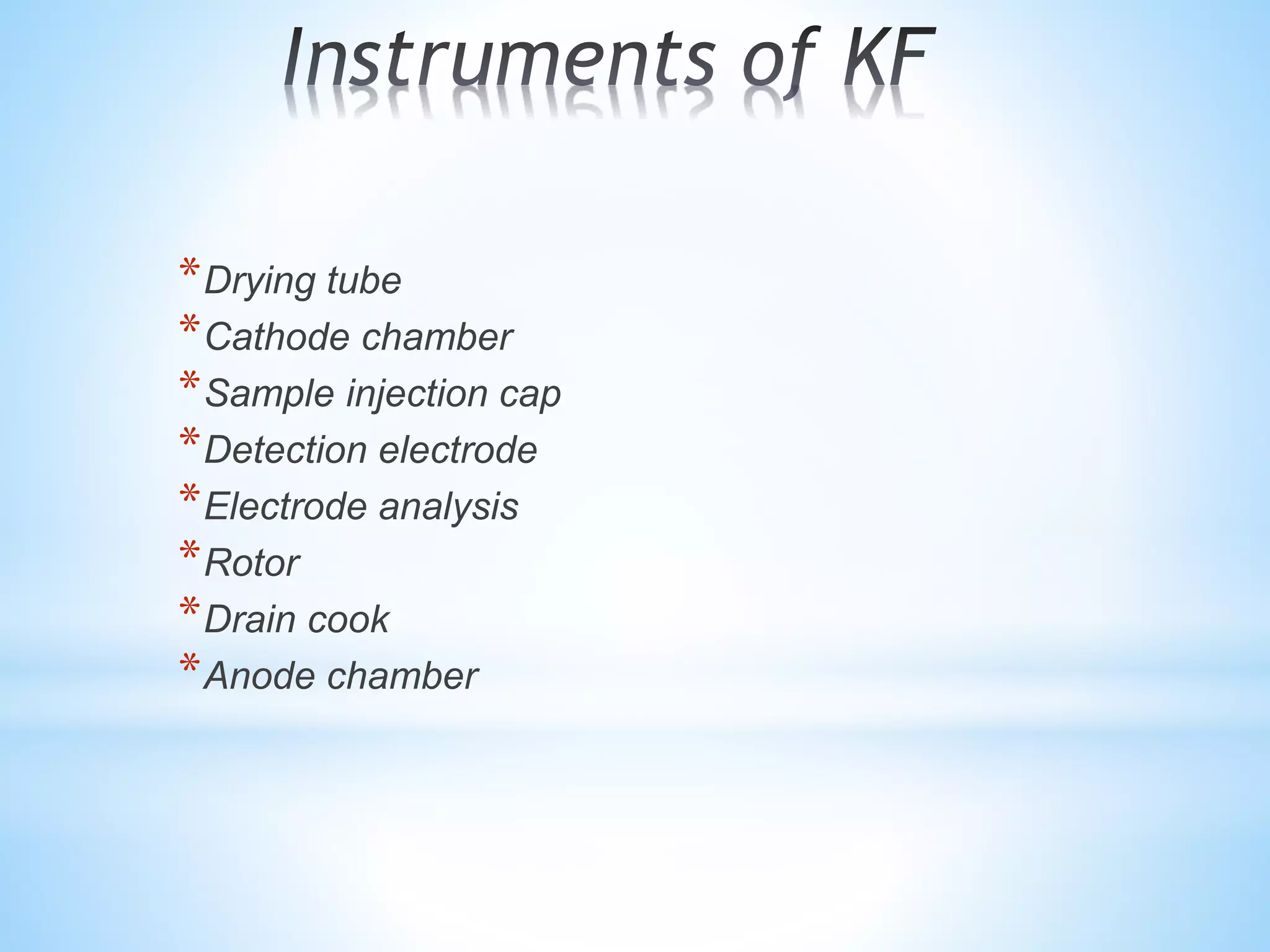 Karl fischer titration | PPTX