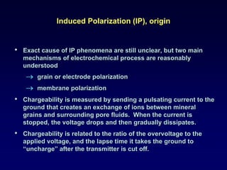 Induced Polarization (IP) | PDF