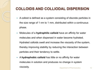 DISPERSE SYSTEM PRODUCTION | PPTX