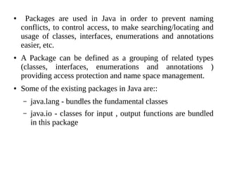 Java - Interfaces & Packages | PDF