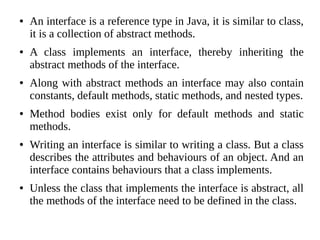 Java - Interfaces & Packages | PDF