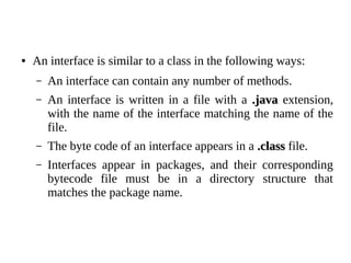 Java - Interfaces & Packages | PDF