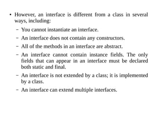 Java - Interfaces & Packages | PDF