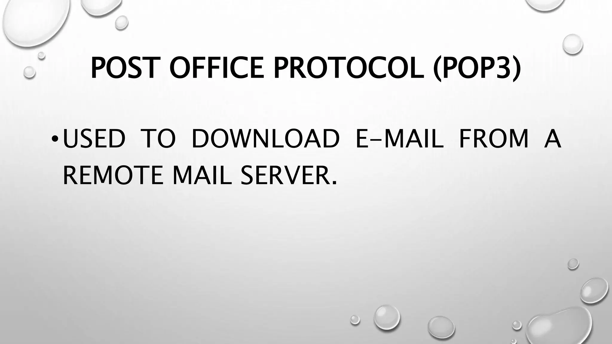internet protocols | PPTX