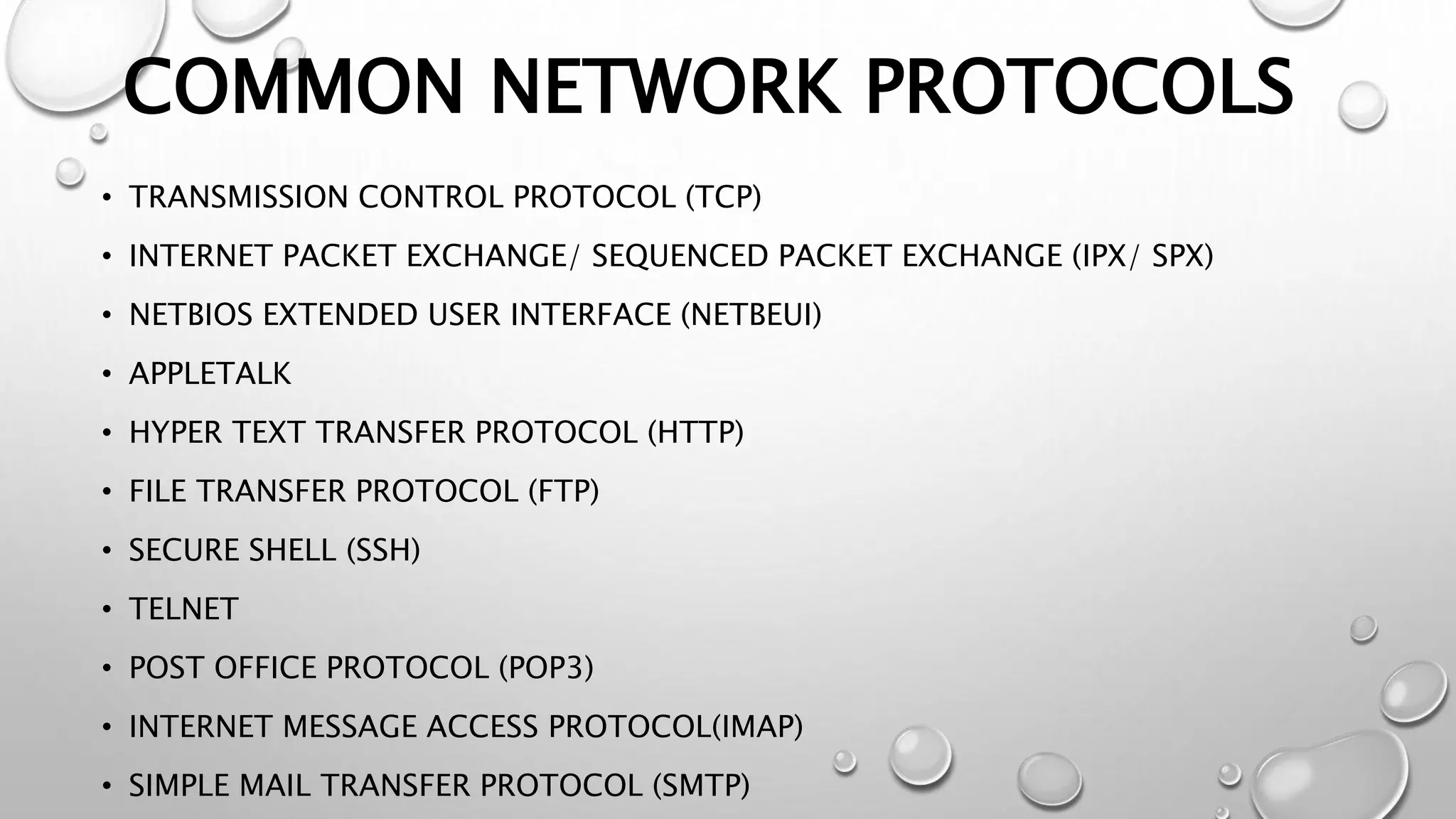 internet protocols | PPTX