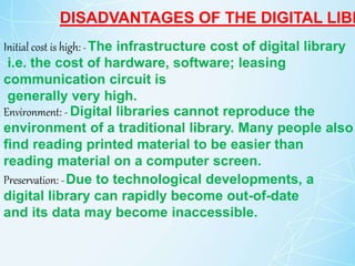 role of digital library in an Academic environment | PPTX