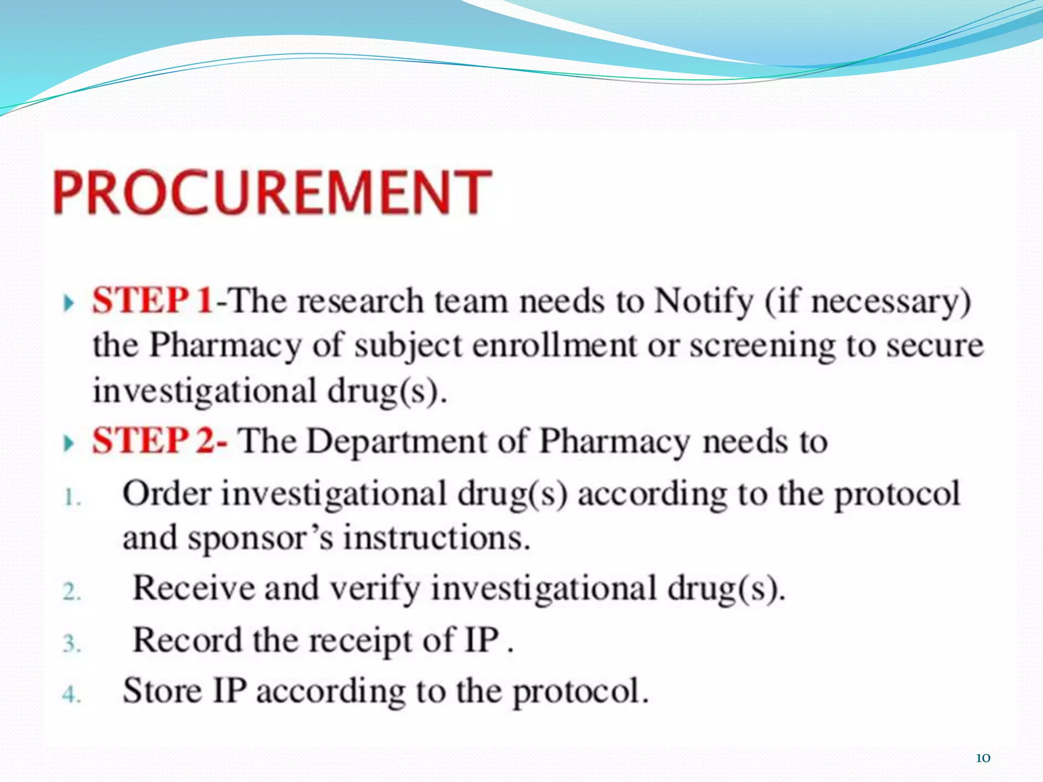 Investigational Product. | PPTX