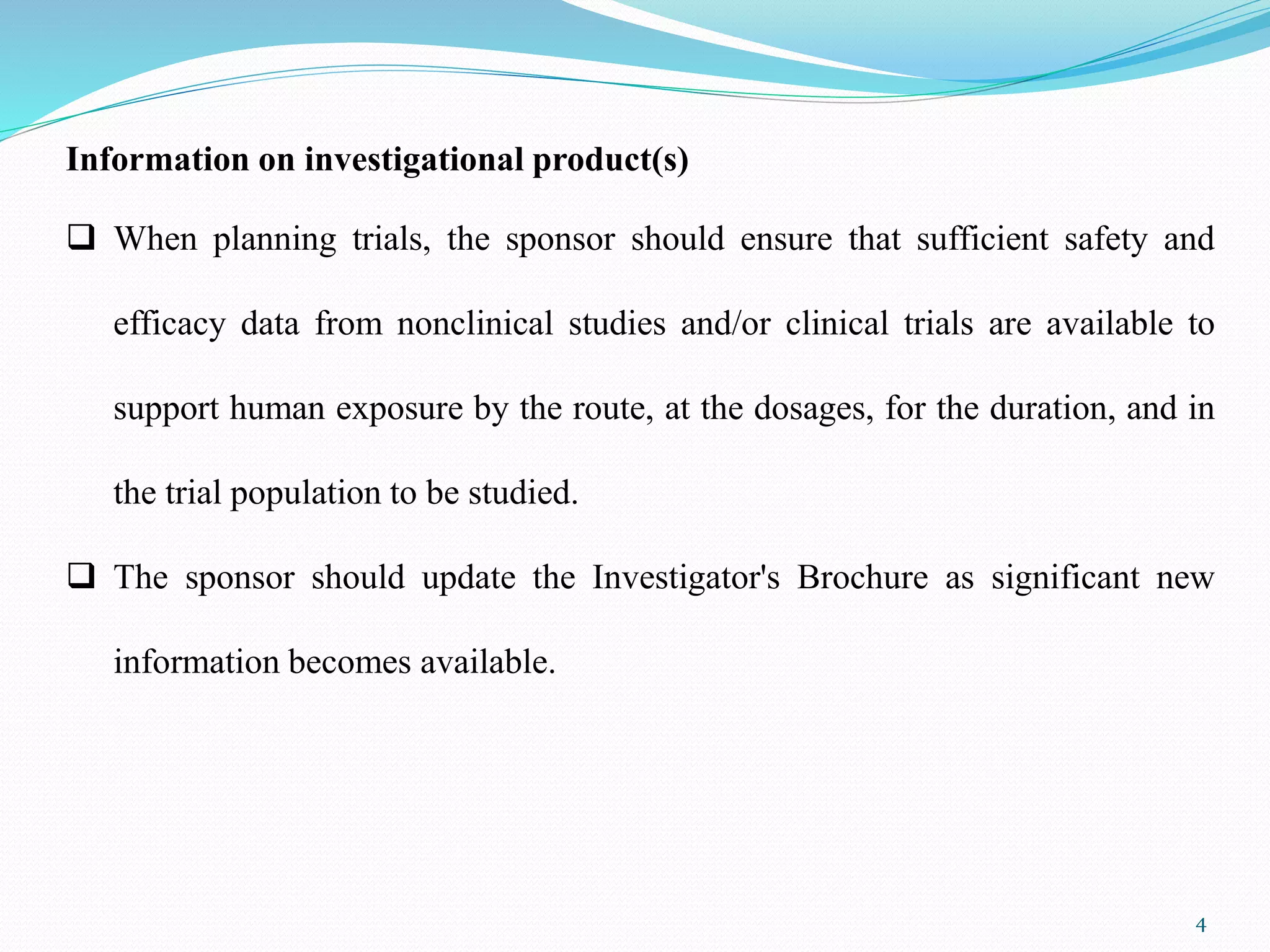 Investigational Product. | PPTX