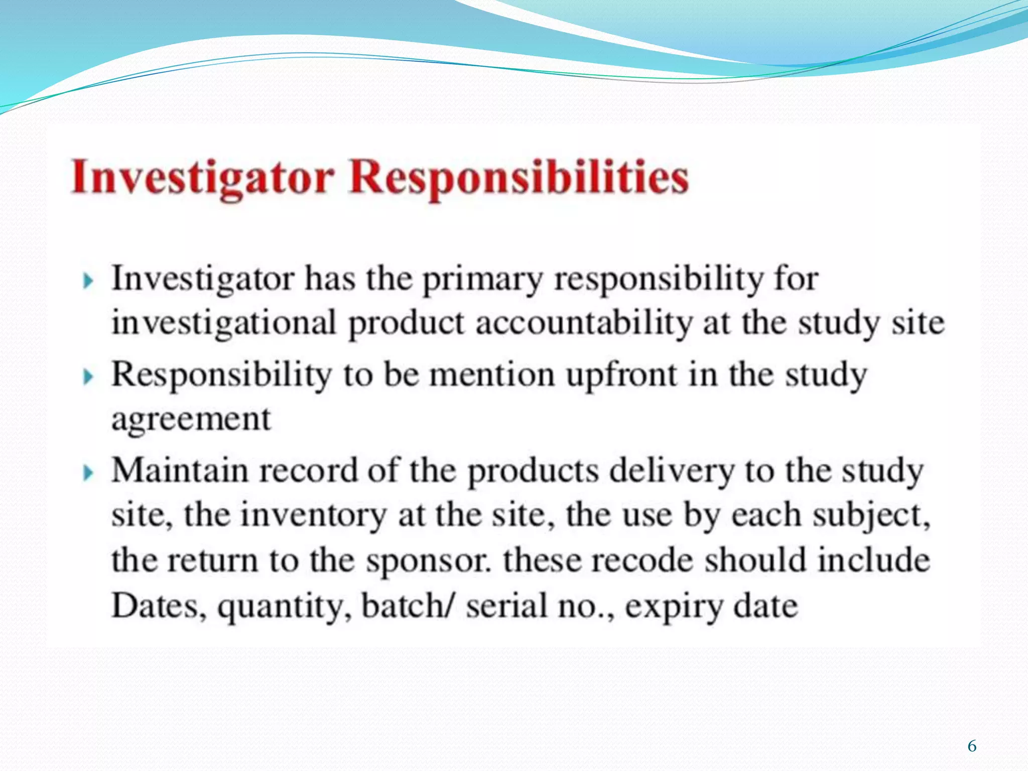 Investigational Product. | PPTX