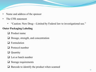 Investigational Product. | PPTX