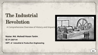 Industrial Revolution presentation slide | PPTX