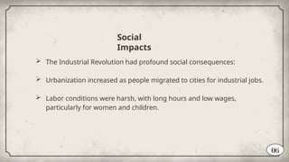 Industrial Revolution presentation slide | PPTX