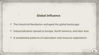 Industrial Revolution presentation slide | PPTX