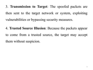 Internet Protocol Spoofing Presentation PPT | PPTX | Information and ...