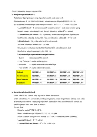 pemaparan IP address untuk kelas XI smk kurikulum merdeka | PDF