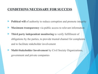 Integrity Pact w.r.t International Goods Procurement | PPT