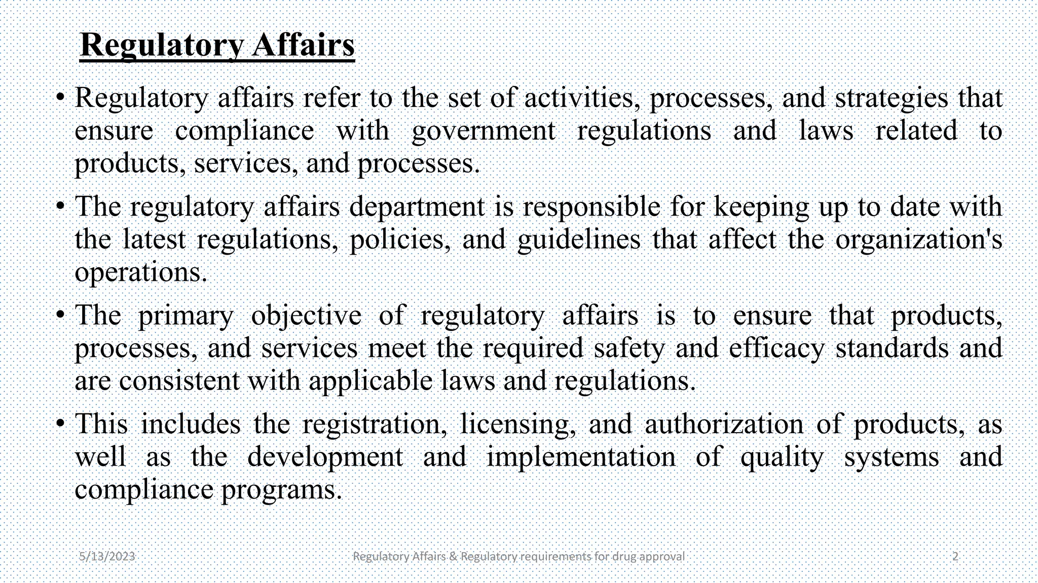 Regulatory affairs, Regulatory requirements for drug approval.pptx