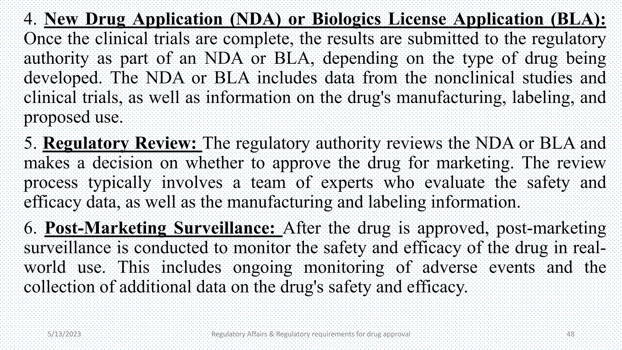 Regulatory affairs, Regulatory requirements for drug approval.pptx