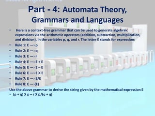 Discrete Math IP4 - Automata Theory | PPT