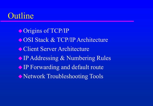 ip net basic understanding slide show ppt | PPT