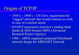 ip-basics of networking in internet protocol | PPT
