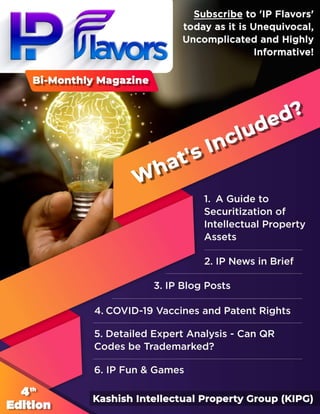IP Flavors - 4th Edition | Newsletter | PDF