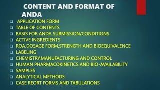 IP-II-UNIT III Abbrievated new drug application.pptx