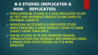 IP-II-UNIT III BIO-EQUIVALENT STUDIES.pptx