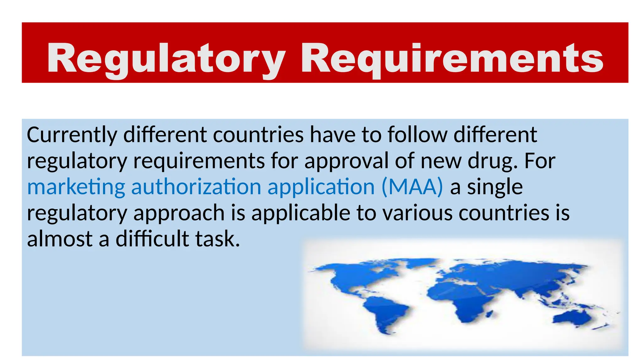 Regulatory Requirements & Approval Procedure of New Drugs | PPT