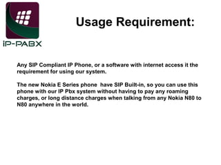 Ip pabx-presentation | PPS | Internet | Computing