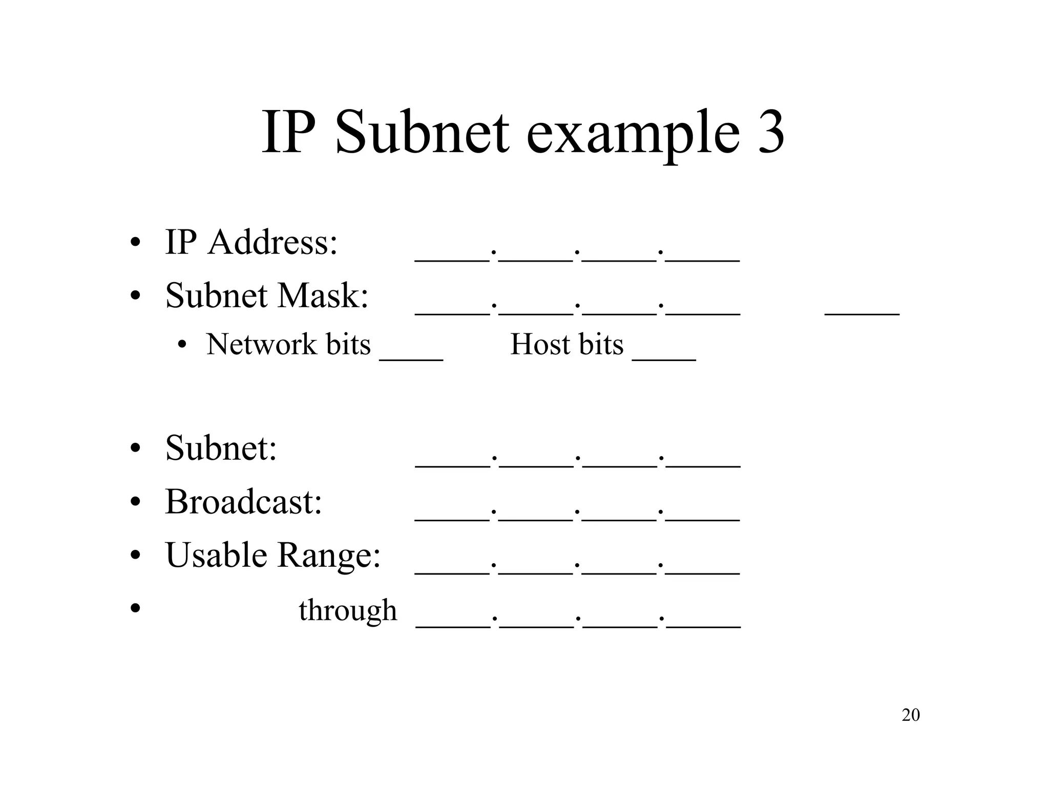 Ip -subnetting | PDF | Computer Networking | Computing