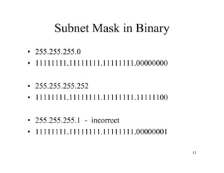 Ip -subnetting | PDF | Computer Networking | Computing