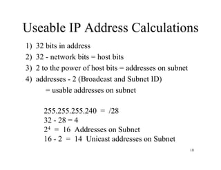 Ip -subnetting | PDF | Computer Networking | Computing