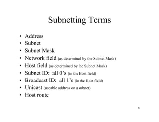 Ip -subnetting | PDF | Computer Networking | Computing