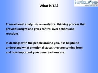 transactional analysis | PPT