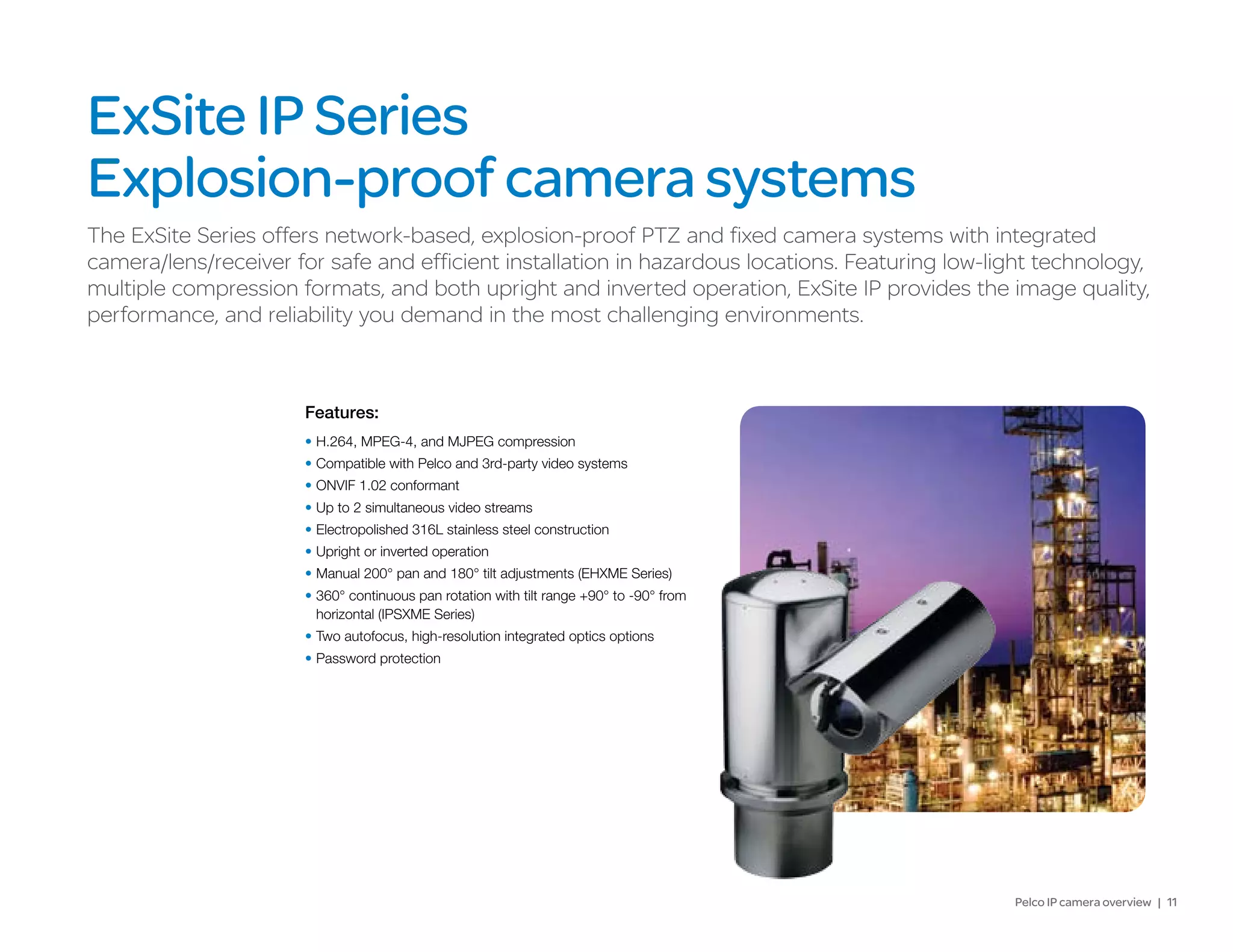 Ip video-surveillance-camera-brochure pelco | PDF